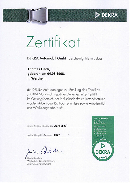 Reparieren statt Austauschen - carvit Thomas Beck